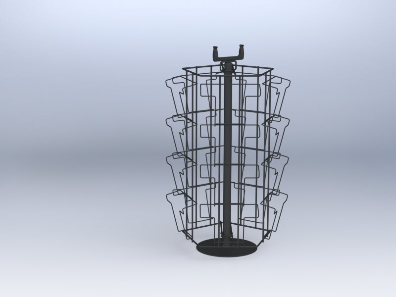 C5 Rotating Counter Card Stand 20 Pocket (K5)