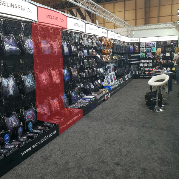 100mm slatwall Panel Perimeter Stand (KPER1) | KPER1