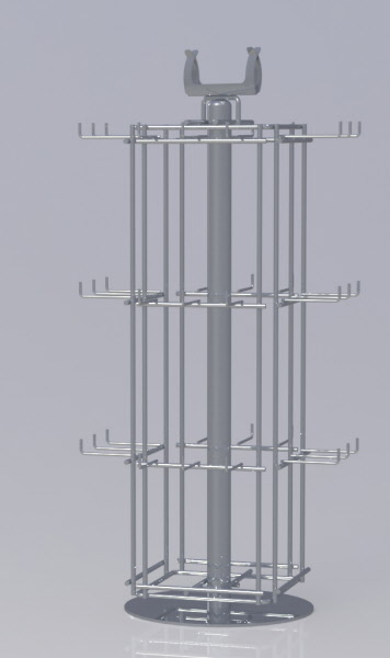 Rotary 36 Hook Counter Stand (K10) | K10