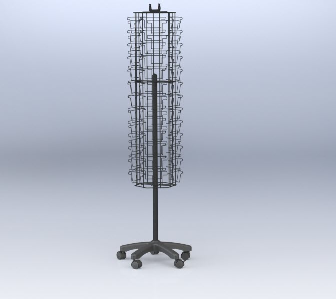 POSTCARD Rotating Floor Stand (K21)