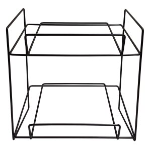 Counter Bushel Box Stand With Black Wire Stand & 2 x Plain Bushel Style ...