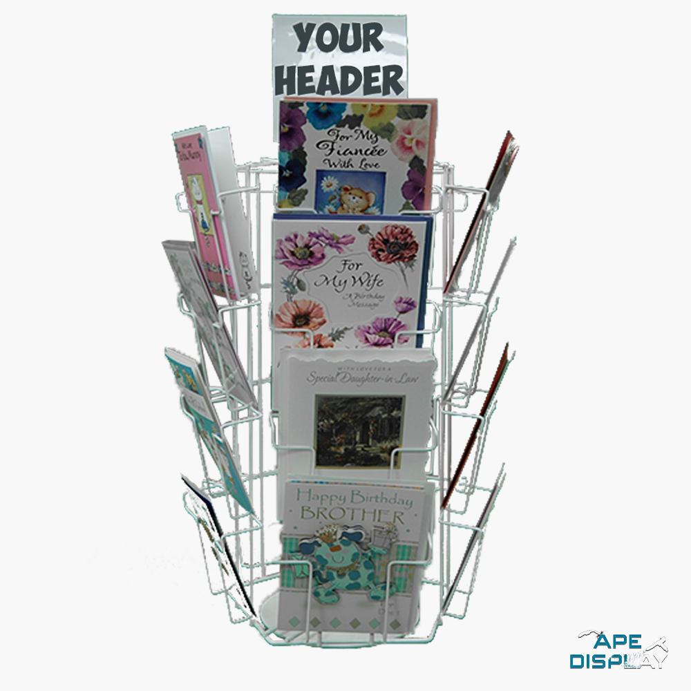 C5 Rotating Counter Card Stand 20 Pocket (K5)